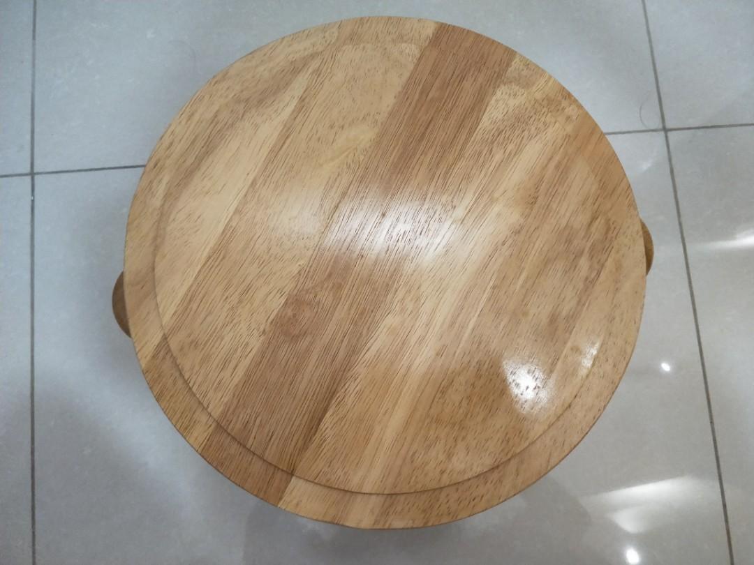 Wooden Traditional Rice Bucket / Storage Container, 6kg, Furniture ...