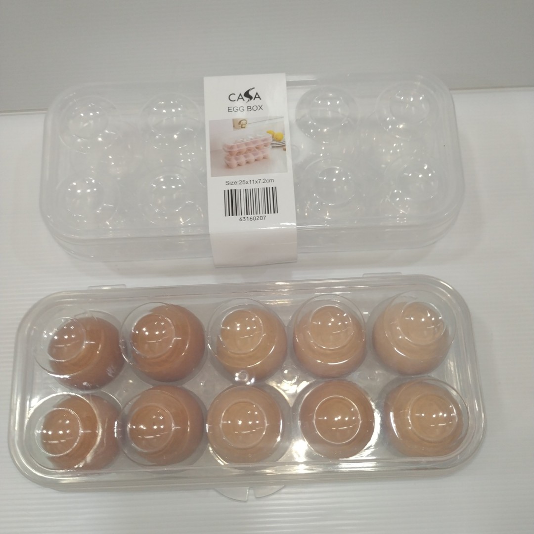 10 Eggs Storage Case box Protection fresh egg refrigerator hygiene ...