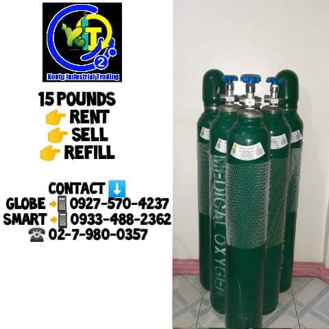 15lbs Medical Oxygen Tank w/content only, Beauty & Personal Care, Face ...