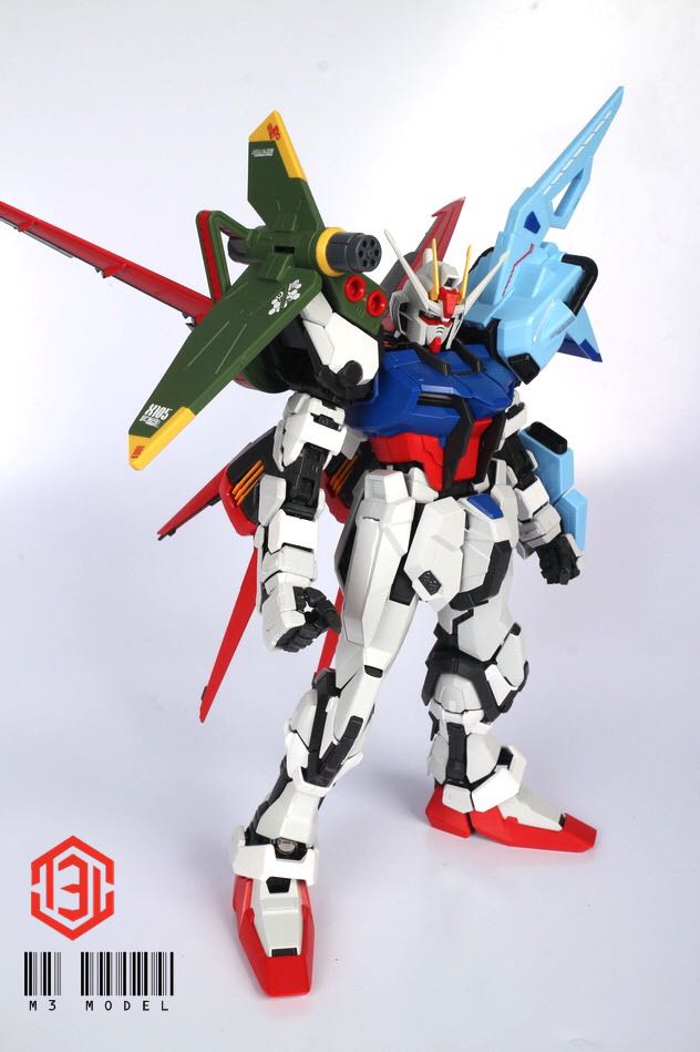 M3 PG Strike Gundam Launcher Sword Conversion Kit to Perfect Strike 1/ ...