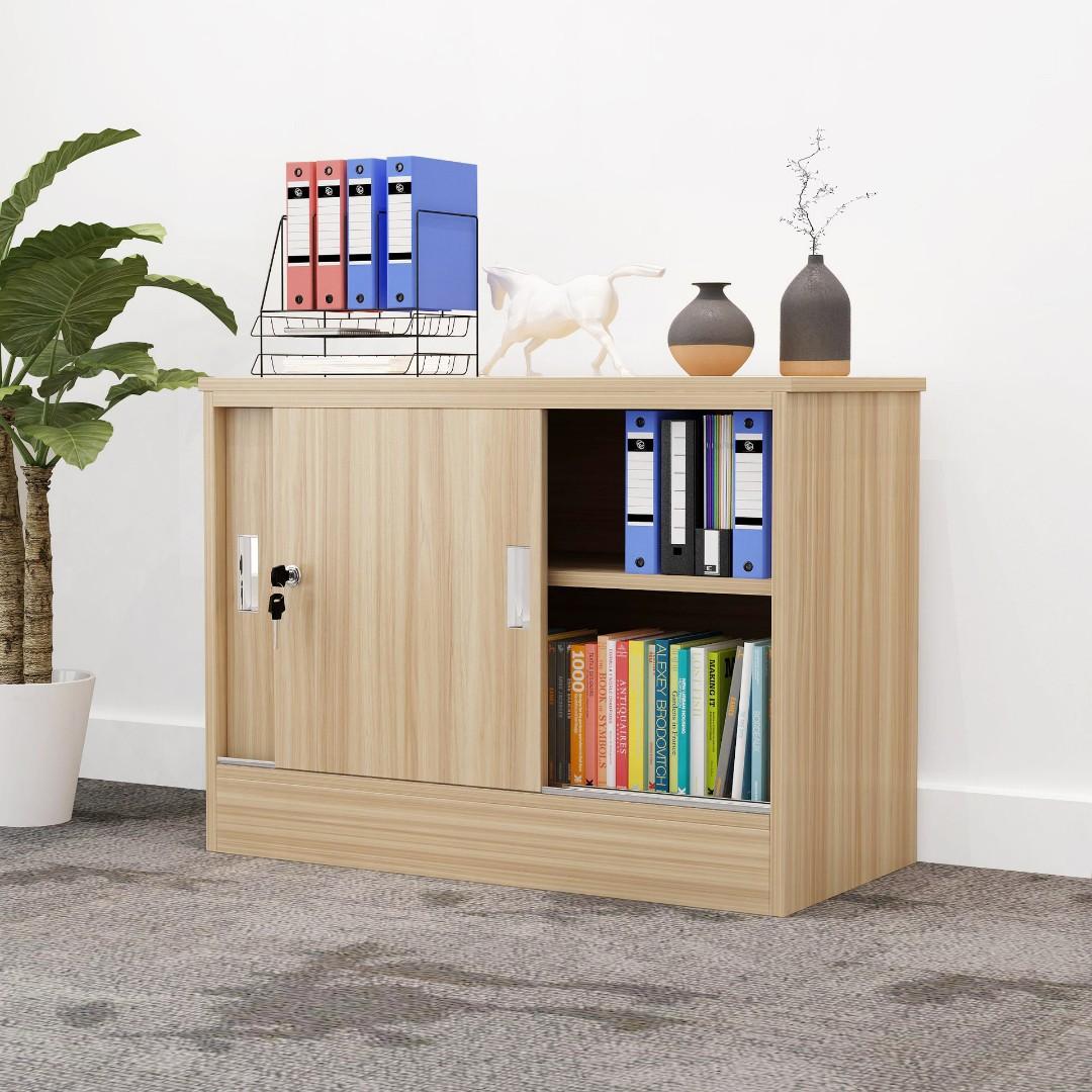 有鎖辦公室文件櫃 帶鎖儲物櫃 資料櫃 矮櫃 財務櫃 包送貨, 傢俬＆家居, 傢俬, 櫃子、組合櫃及置物架 - Carousell