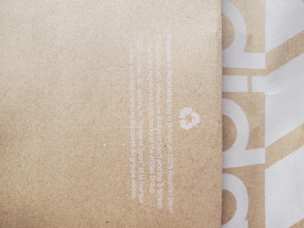 Adidas paper bag (Large), Luxury, Bags & Wallets on Carousell