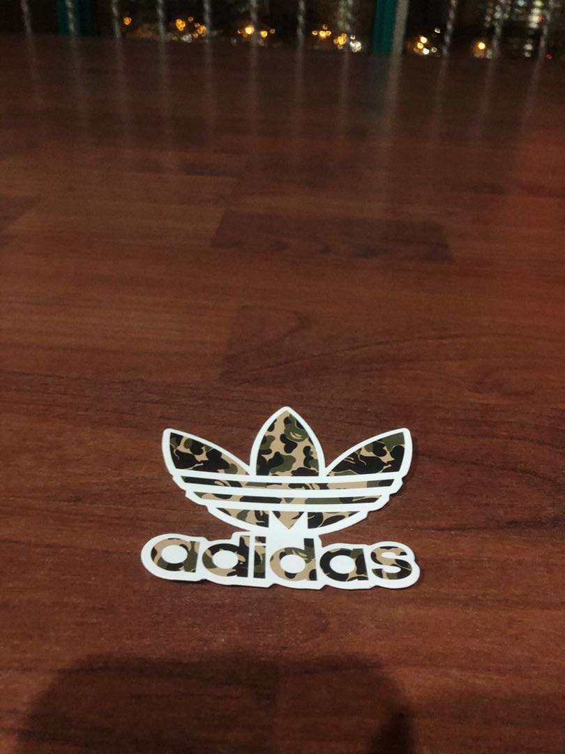 Adidas Sticker Camouflage, Design & Craft, Others on Carousell