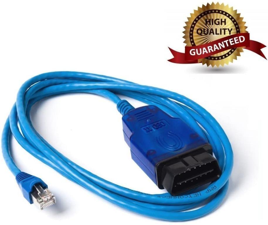 AntiBreak ENET Ethernet Cable R45J Bule OBD OBDII OBD2 Interface Coding ...