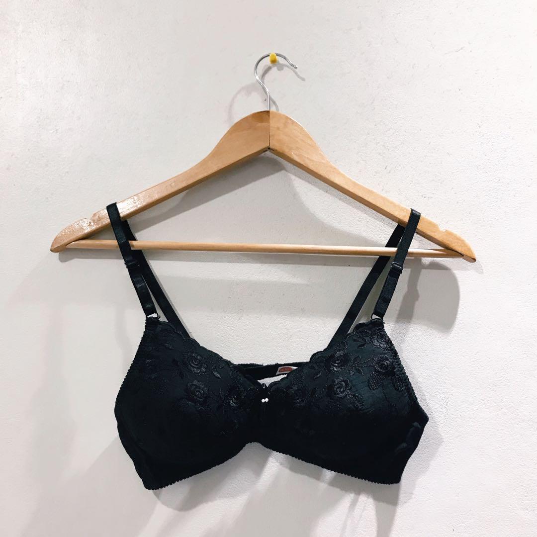 Black Bra with Embroidery, Women's Fashion, Dresses & Sets, Traditional ...