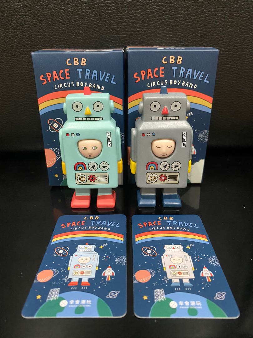 CBB Circus boy band Space travel series- CBB robot blue and CBB robot ...