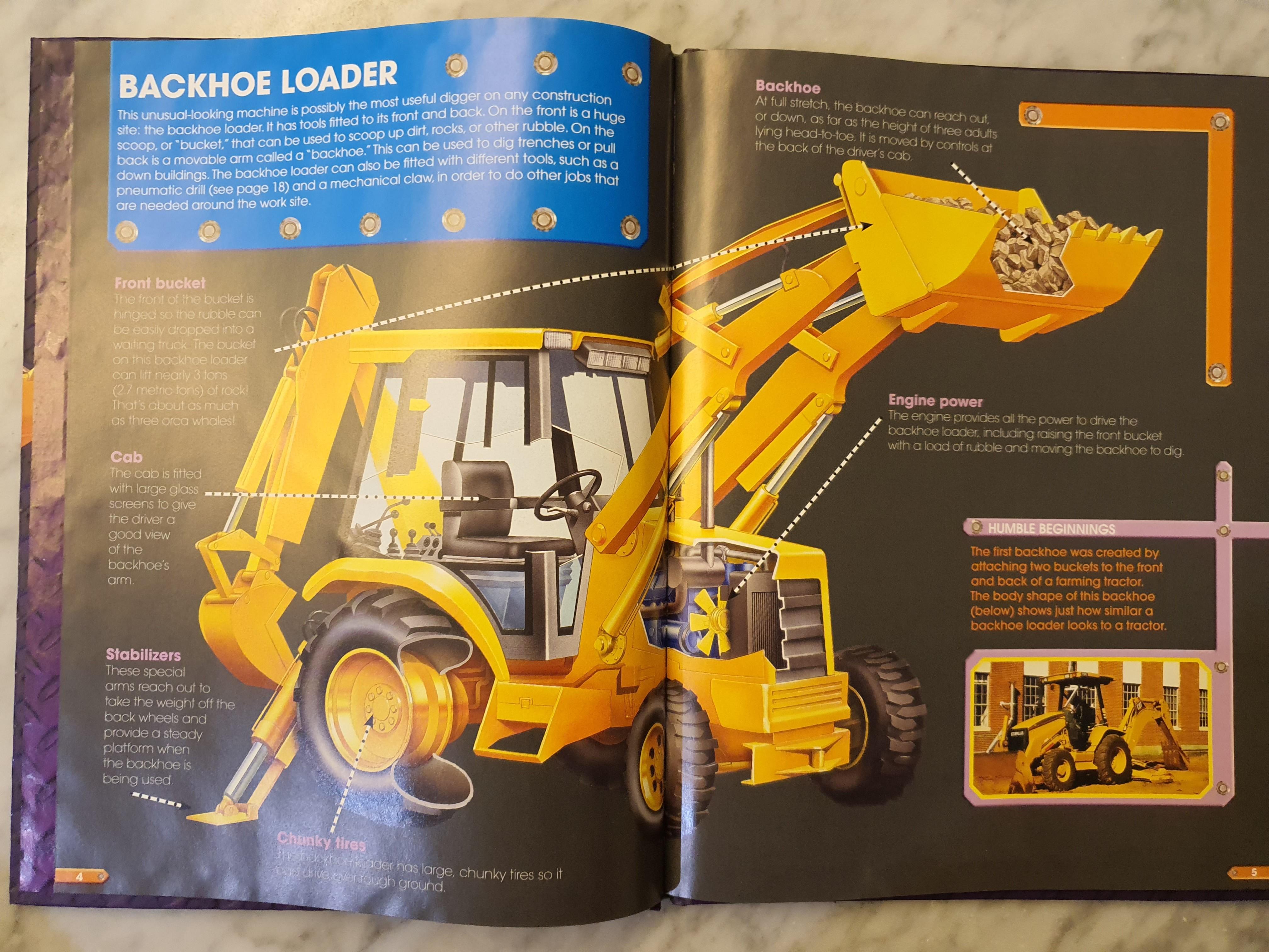 Diggers - See how they work and Look Inside, Hobbies & Toys, Books ...