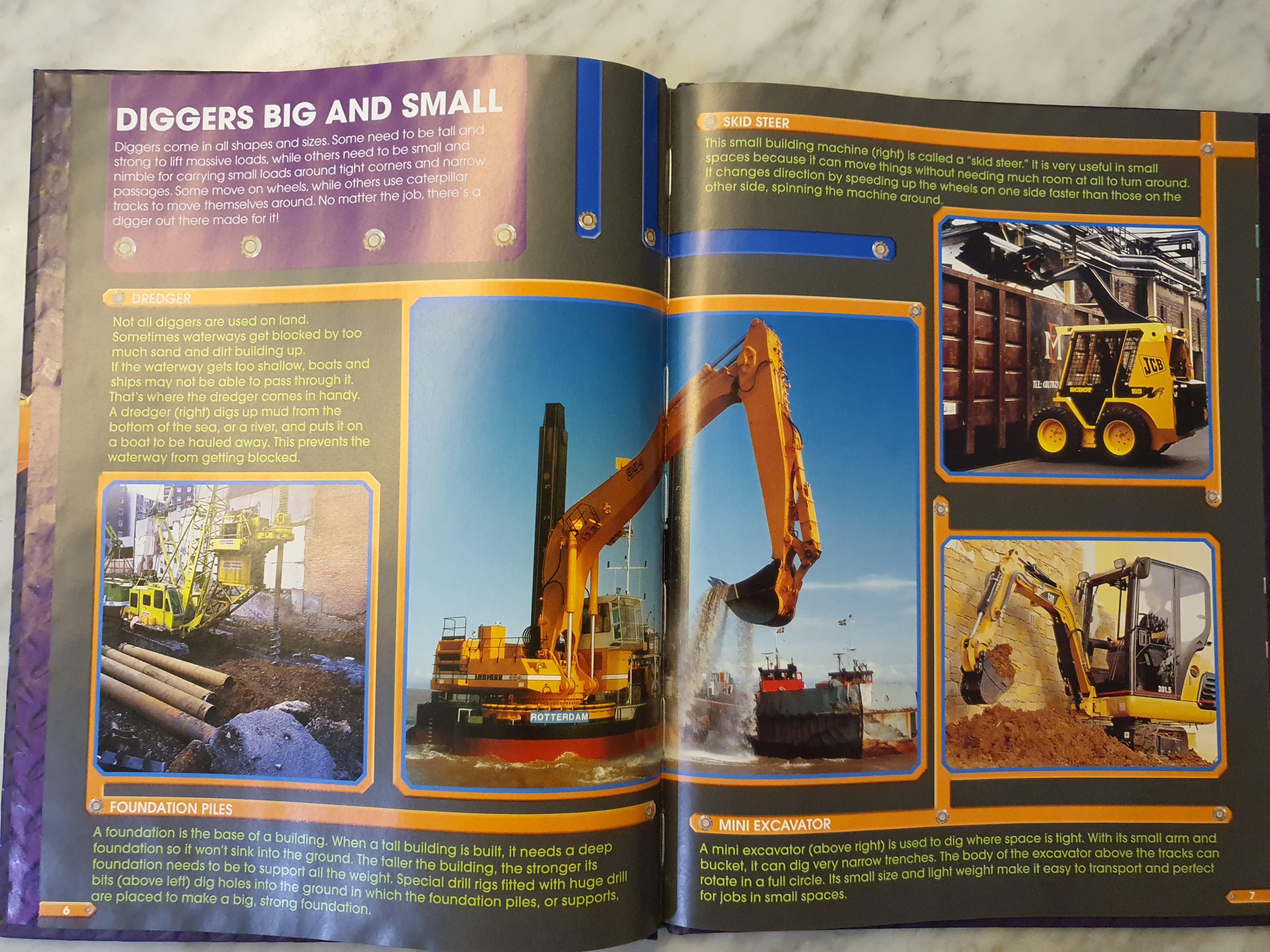 Diggers - See how they work and Look Inside, Hobbies & Toys, Books ...