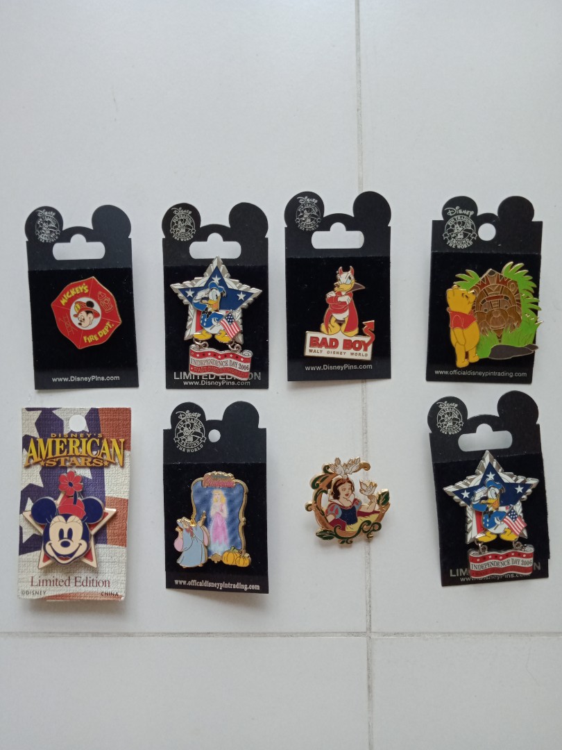 Disney badges Pin trading, Hobbies & Toys, Toys & Games on Carousell
