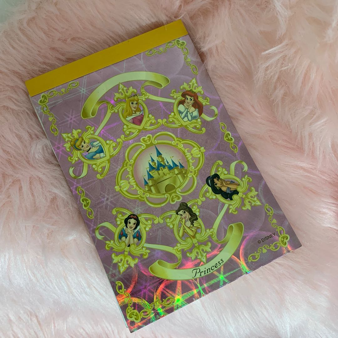 Disney Princess Notepad from Disneyland USA, Hobbies & Toys, Stationary ...