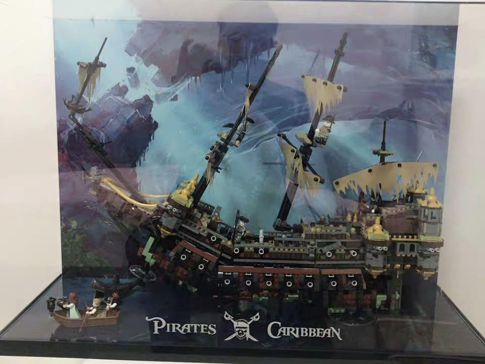 Acyclic display case for LEGO 71042 Pirates of Caribbean Silent Mary ...