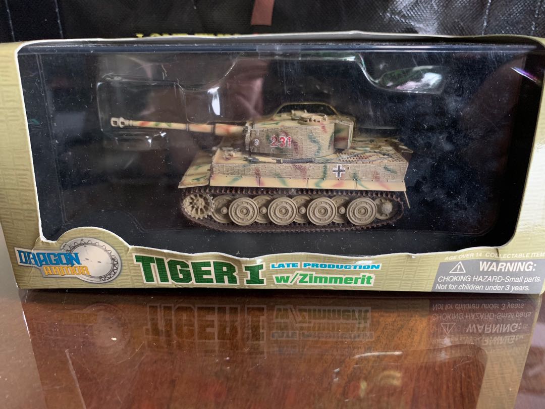 1/72 Dragon Armour : Tiger I - Late Production w/ Zimmerit , s.SS.Pz ...