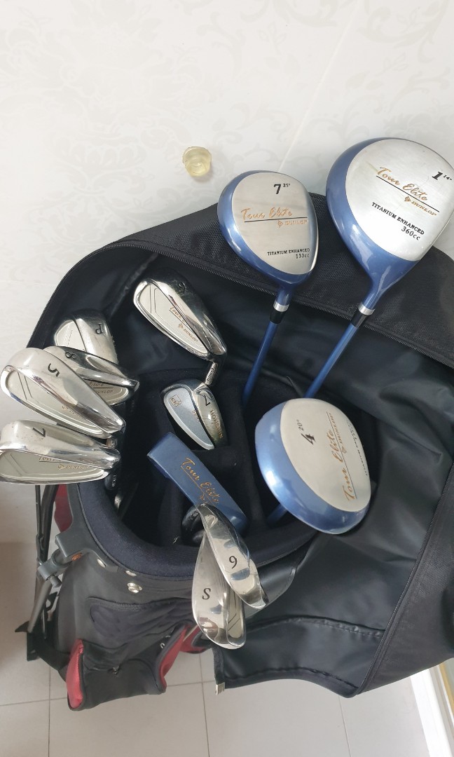 DUNLOP TOUR ELITE STEEL GOLF PACKAGE SET, Sports Equipment, Sports ...