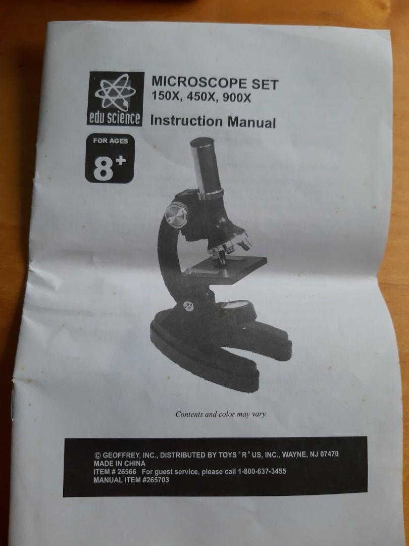 Edu Science Microscope Set, Toys & Games, Others on Carousell