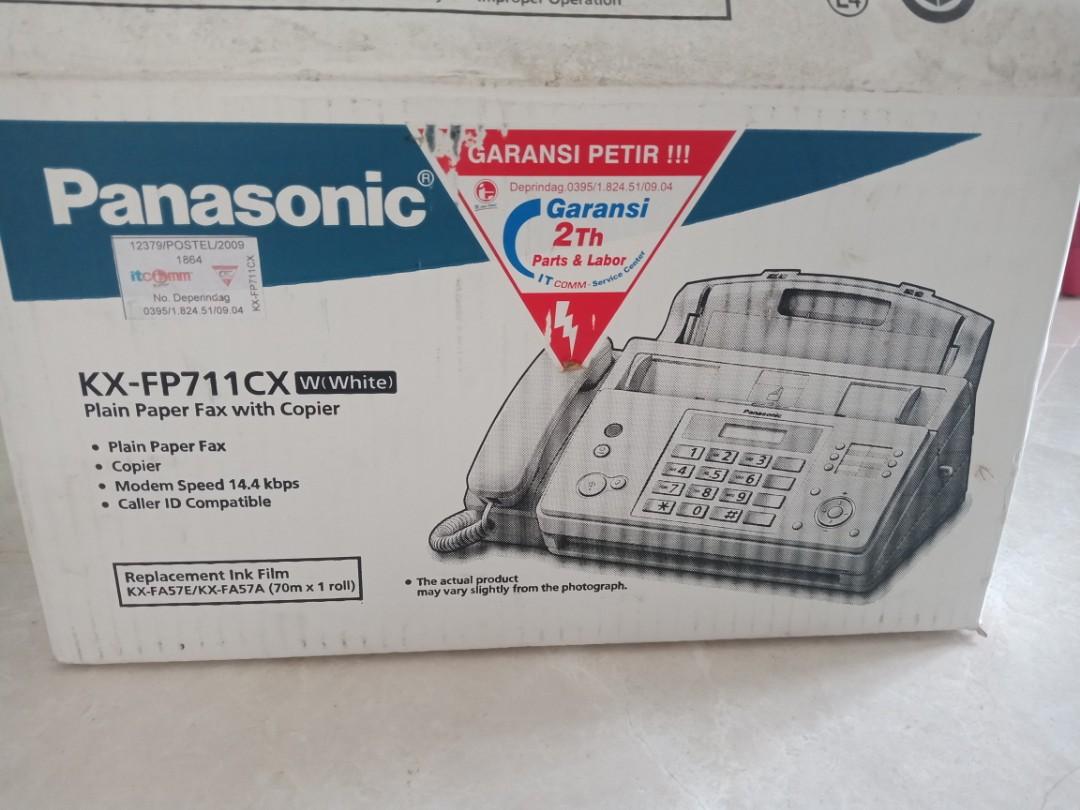 Fax Panasonic type KX FP711 ada box, Elektronik, Lainnya di Carousell