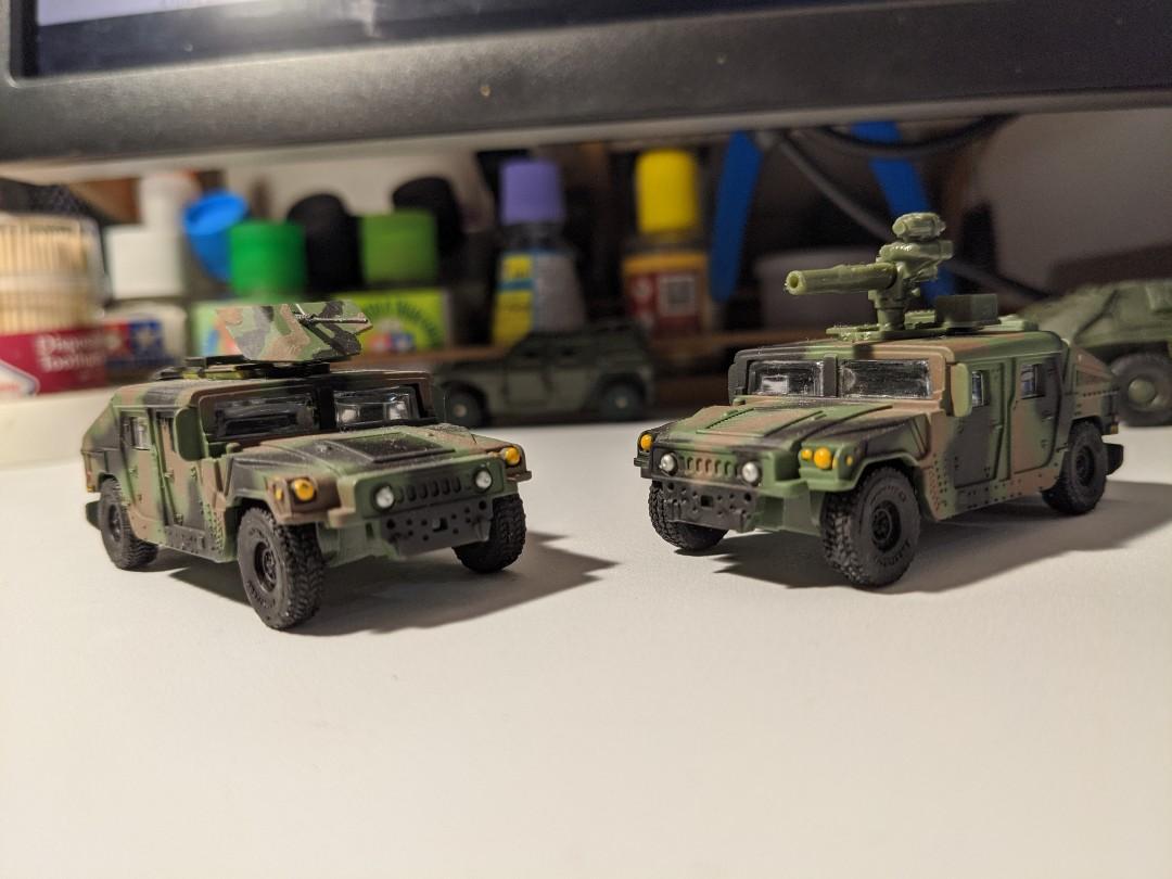 1/72 US Army Humvees HMMWV Set of 2, Hobbies & Toys, Toys & Games on ...