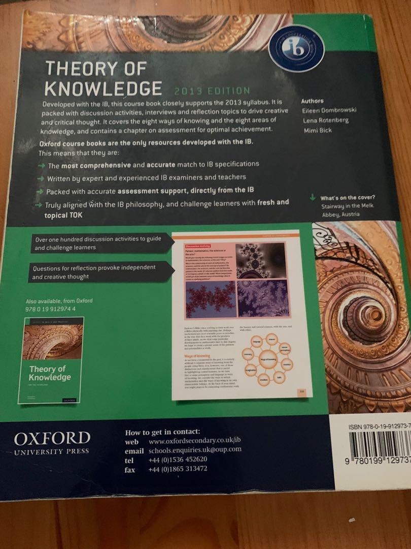 IB Theory of Knowledge, Hobbies &amp; Toys, Books &amp; Magazines, Assessment ...