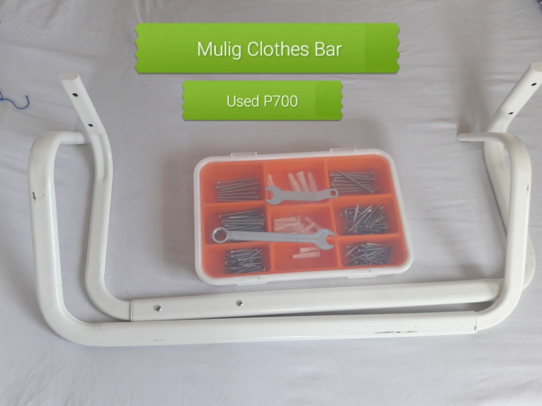 IKEA Mulig Clothes Bar, Furniture & Home Living, Home Improvement ...