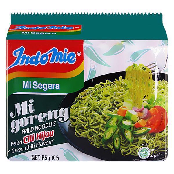 Indomie - Mee goreng Cili Hijau (fries noodle green chilli), Food ...