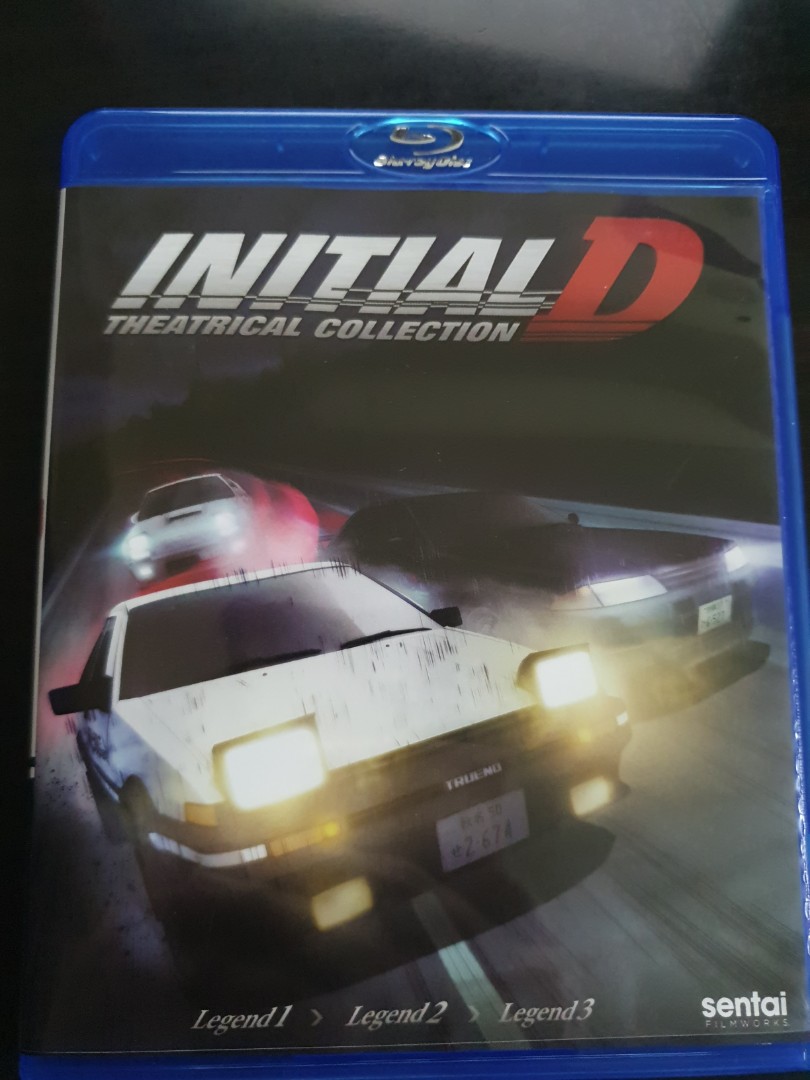 Initial D theatrical collection blu-ray, Hobbies & Toys, Music & Media ...