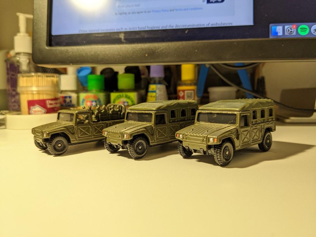 Set of 3 Tomica Japanese 96 A&B - JSGDF Mega Cruiser (Japanese Humvee ...