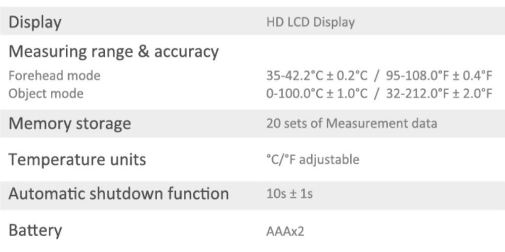 JUMPER JPD-FR202 非接觸式紅外線電子測溫儀/探熱器 - JUMPER JPD-FR202 non-contact infrared thermometer, 健康及營養食用品 ...