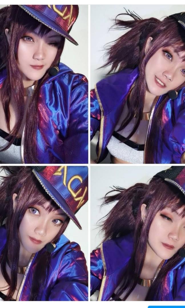 KDA akali cosplay, Hobbies & Toys, Memorabilia & Collectibles, Fan ...
