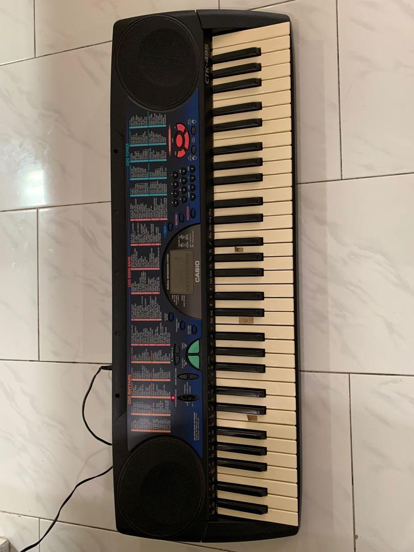 Keyboard casio CTK-495, Hobbies & Toys, Music & Media, Musical ...