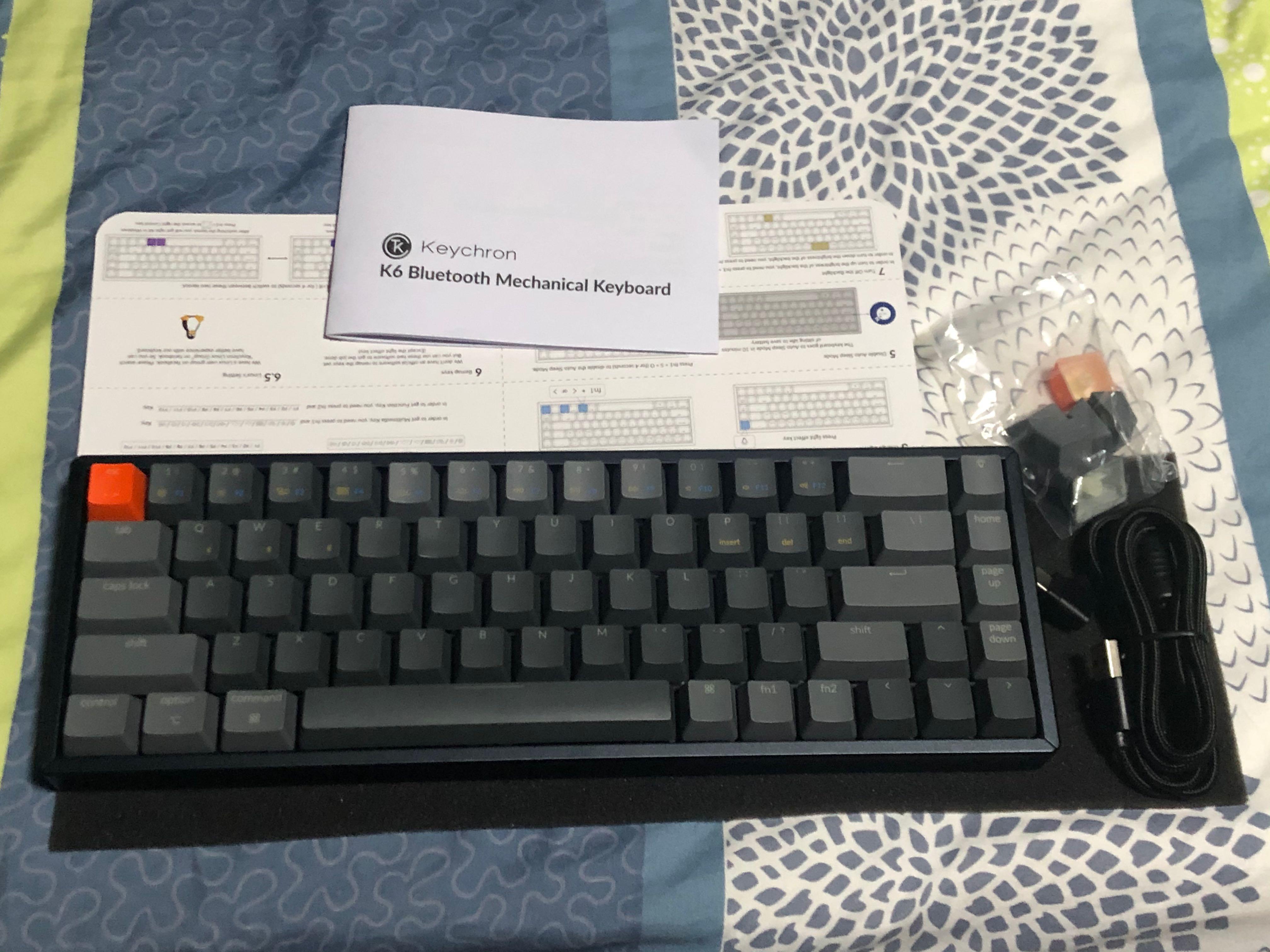 Keychron K6 Wireless Mechanical Keyboard, Computers & Tech, Parts ...