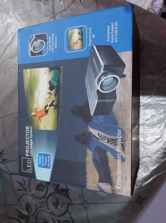 LED Projector LCD Image System, TV & Home Appliances, TV ...