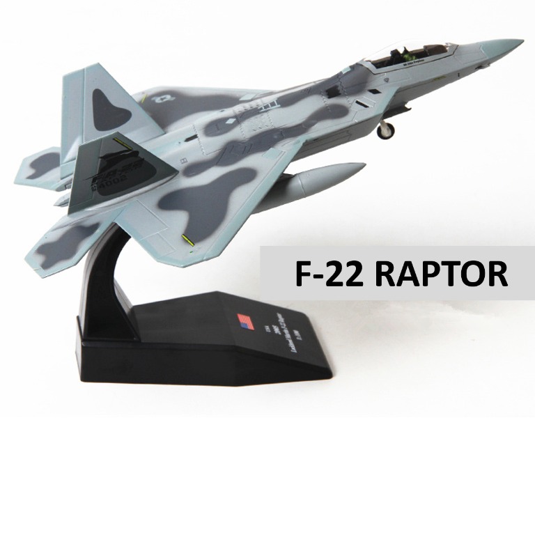 Lockheed Martin F-22 Raptor collection model, Hobbies & Toys, Toys ...
