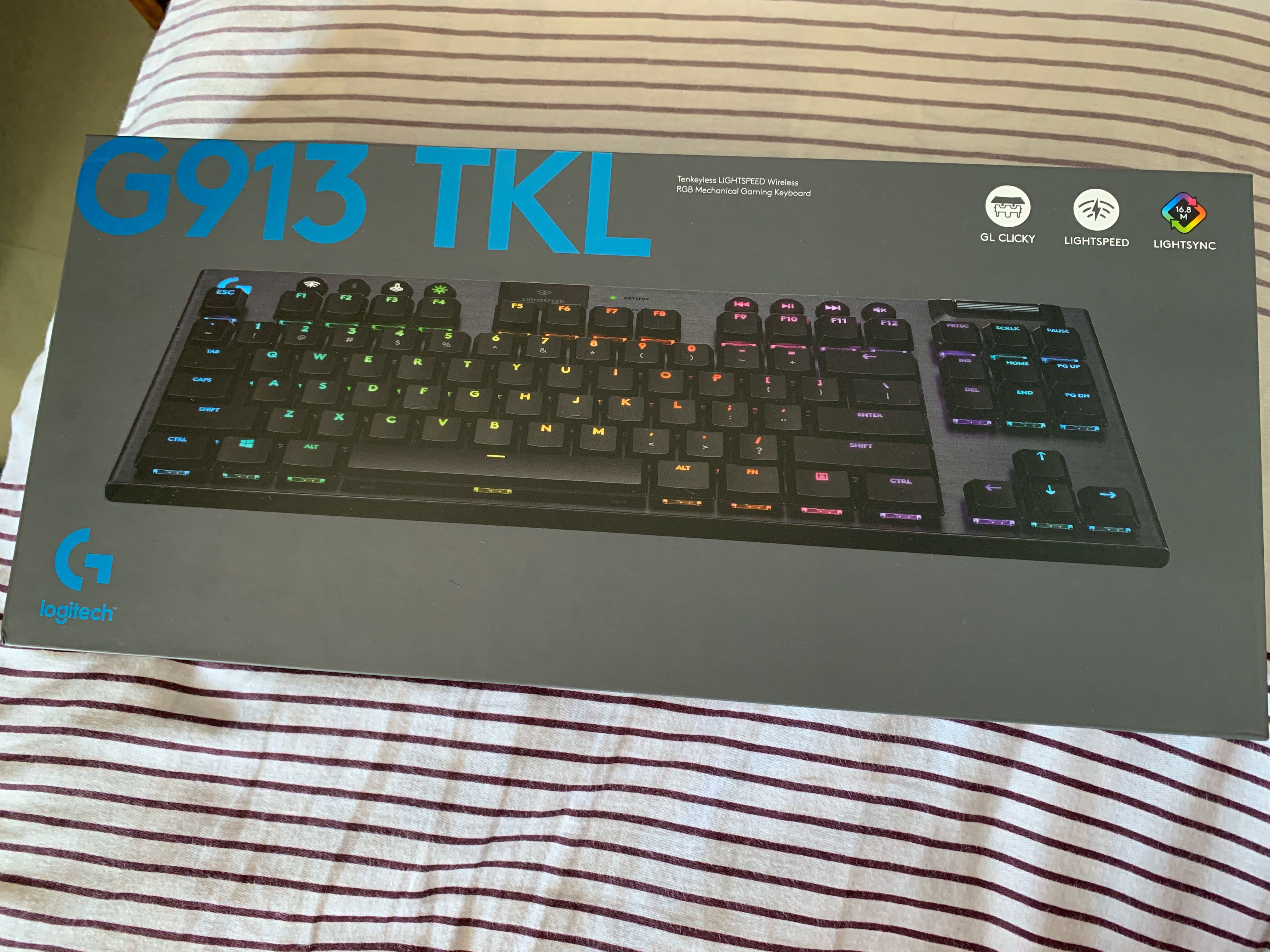 (近全新）Logitech G913 TKL, 電腦＆科技, 電腦周邊及配件, 電腦鍵盤及相關產品 - Carousell