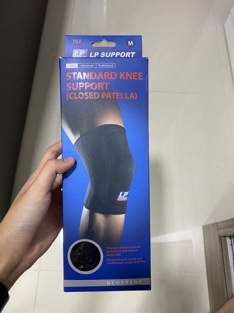LP knee support size m, Health & Nutrition, Braces, Support ...