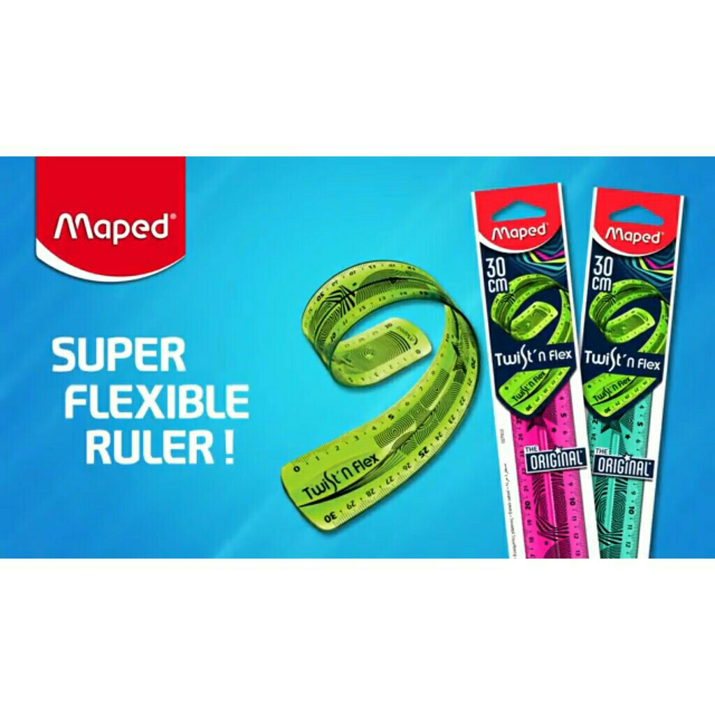 MAPED Twist'n Flex Rulers, Hobbies & Toys, Stationery & Craft, Craft ...