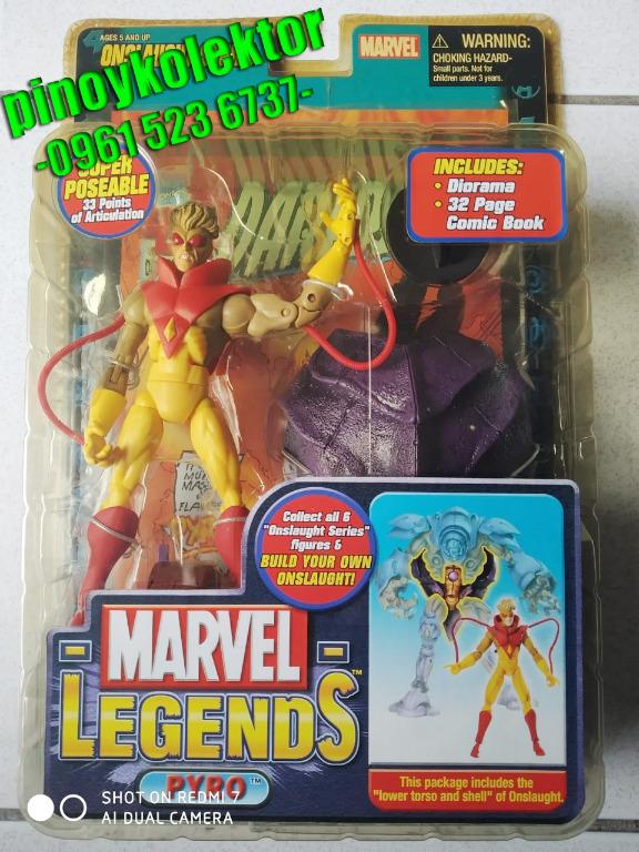 Marvel Legends Pyro - 2006 Released by: ToyBiz - Onslaught Series ...