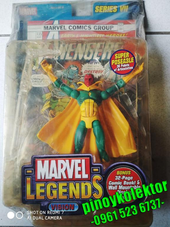 Rare Marvel Legends Vision - 2004 Released by: ToyBiz - Series 7 ...