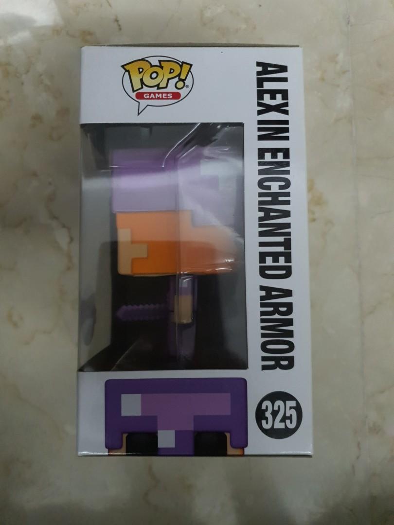 Funko: Minecraft Alex in Enchanted Armor, Toys & Games, Bricks ...