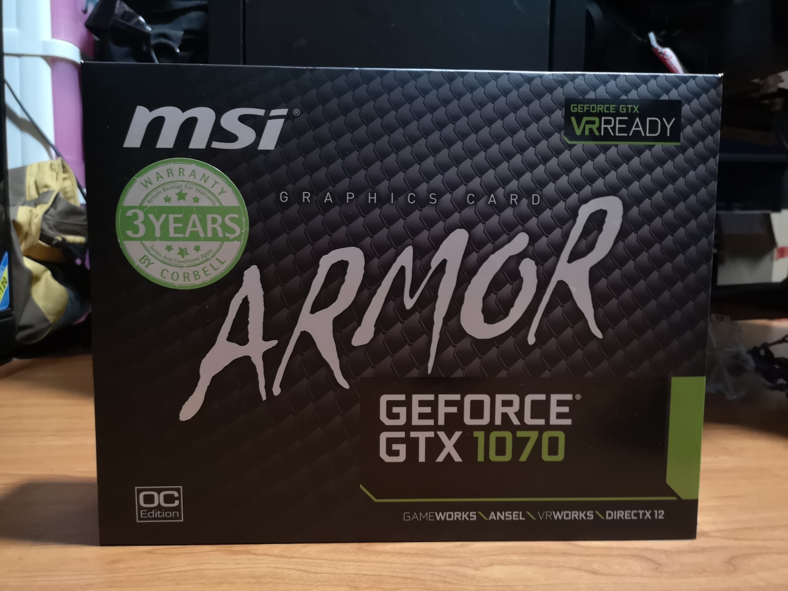 MSI GTX1070 Armor OC, Computers & Tech, Parts & Accessories, Computer Parts on Carousell