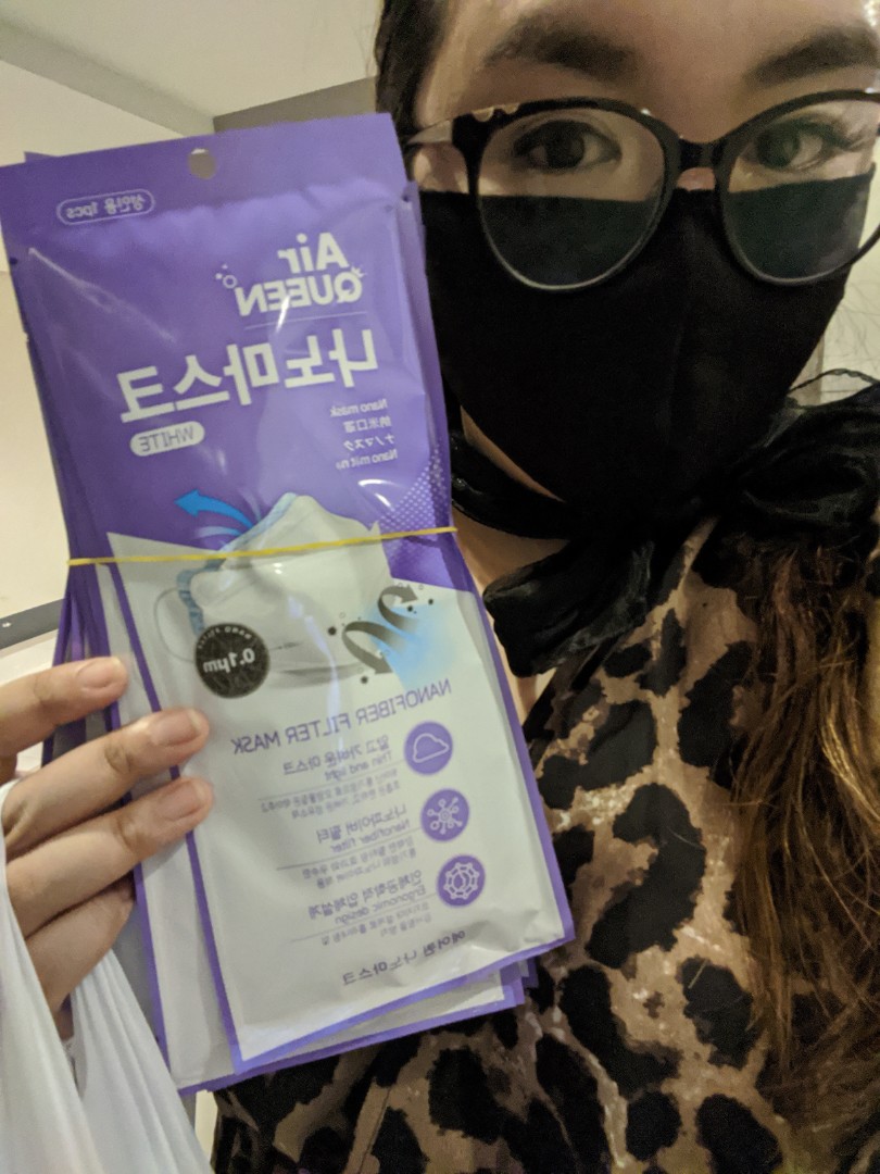 nano filter face mask original from korea, Community on Carousell
