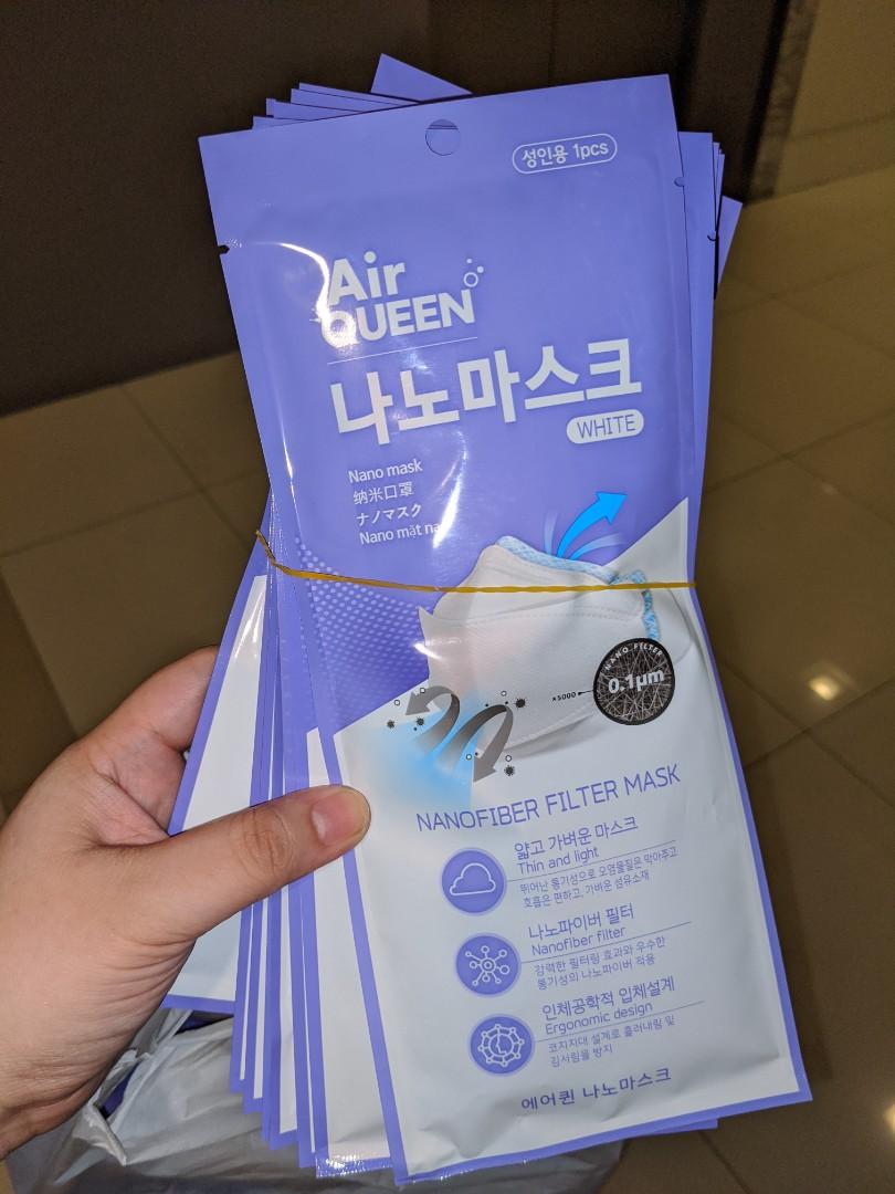 nano filter face mask original from korea, Community on Carousell