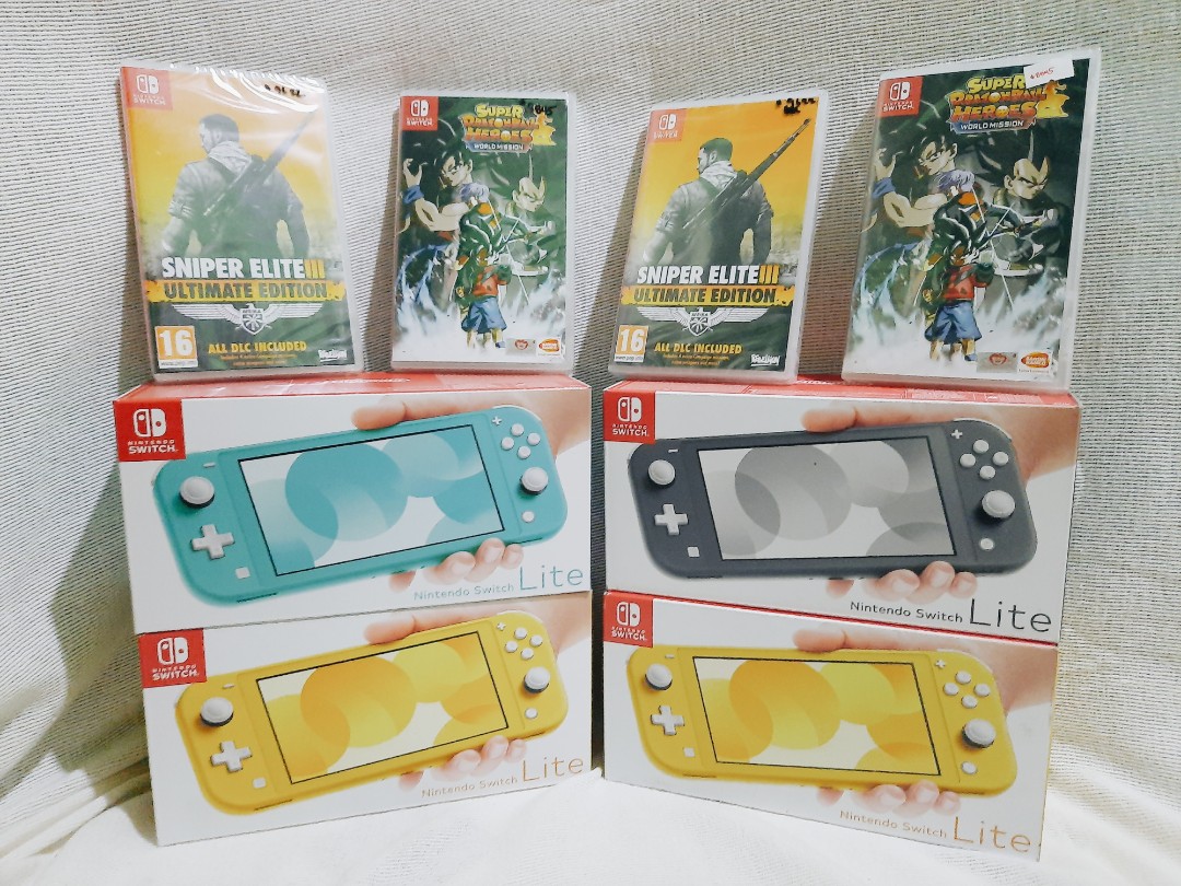 [On-hand] Nintendo switch lite bundle, Video Gaming, Video Game ...