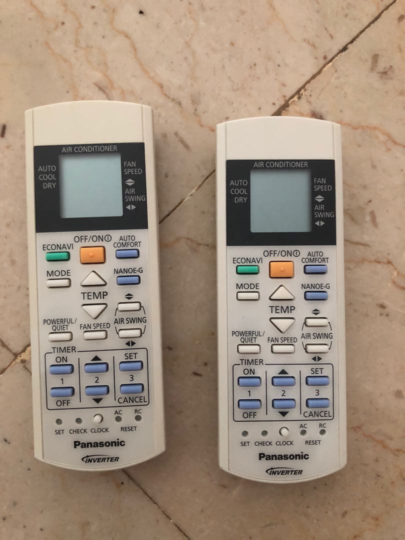 Panasonic Aircon Remote Control, TV & Home Appliances, Air Conditioners ...