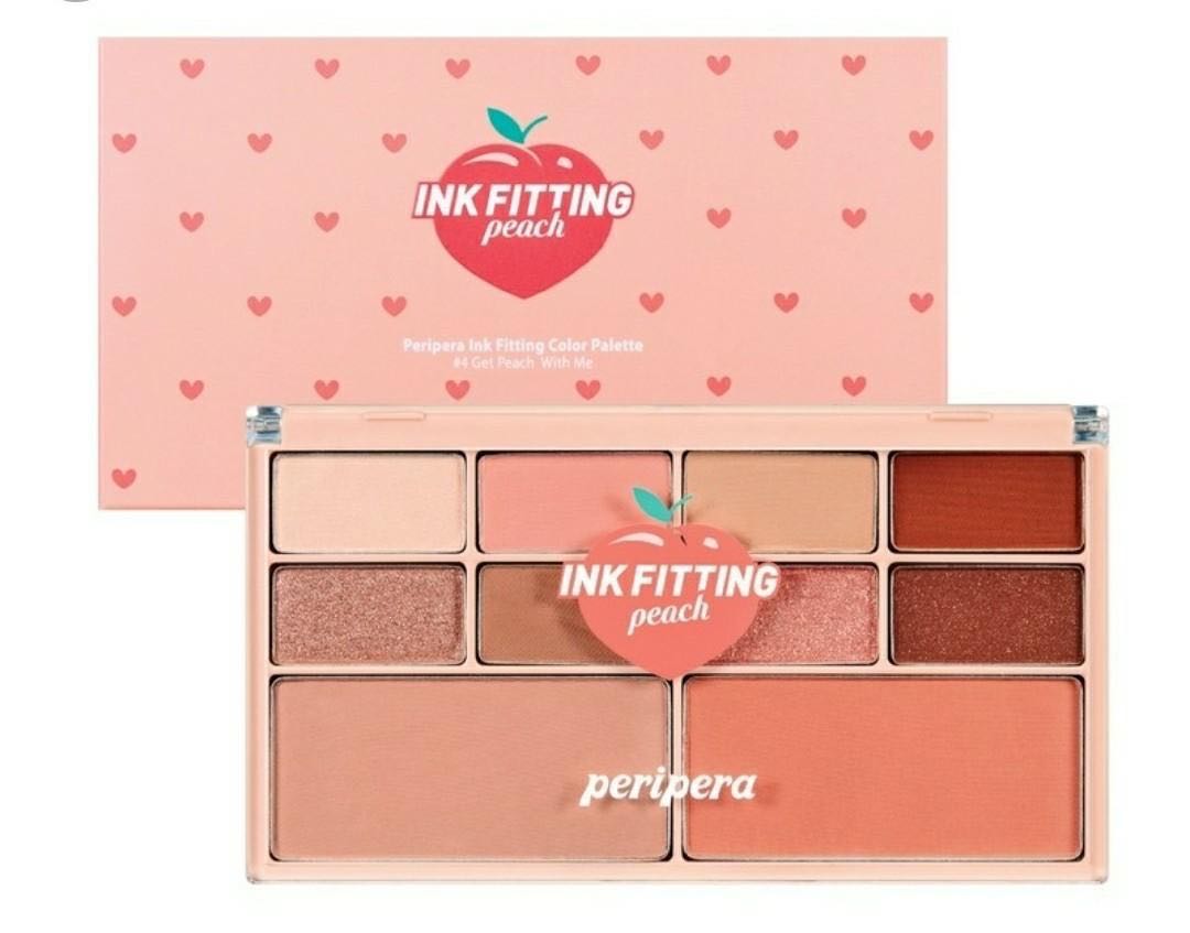 Peripera Ink Fitting Eyeshadow Peach Palette, Beauty & Personal Care ...