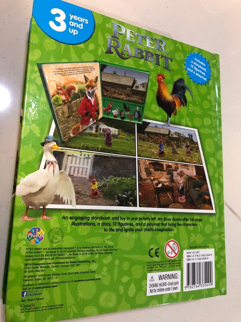 Peter rabbit my busy book figurines cake toppers topper, Hobbies & Toys ...