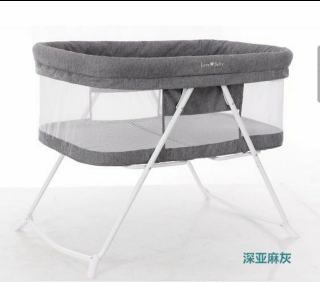 Portable & Foldable Baby Cot, Babies & Kids, Cots & Cribs on Carousell
