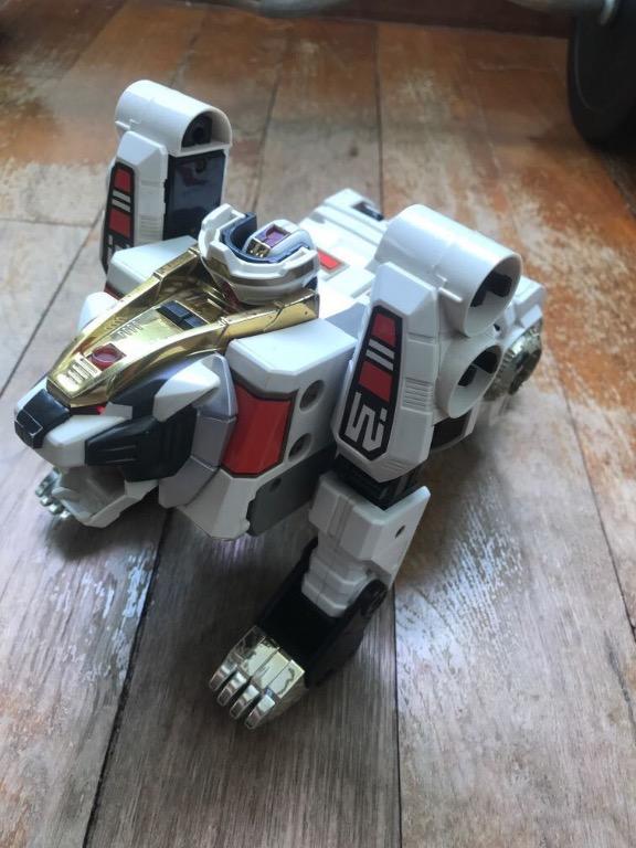 Power Rangers Vintage White Tigerzord Red Dragon Thunderzord Auric the ...