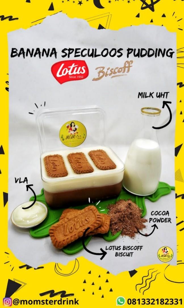 Pudding , Lotus Biscoff , Pudding banana speculoos lotus biscoff ...