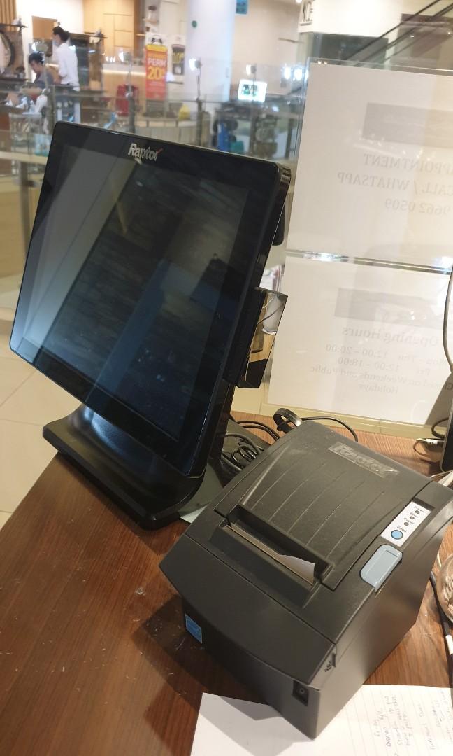 Raptor POS 325 15" (touch screen) complete set, Computers & Tech, Parts ...