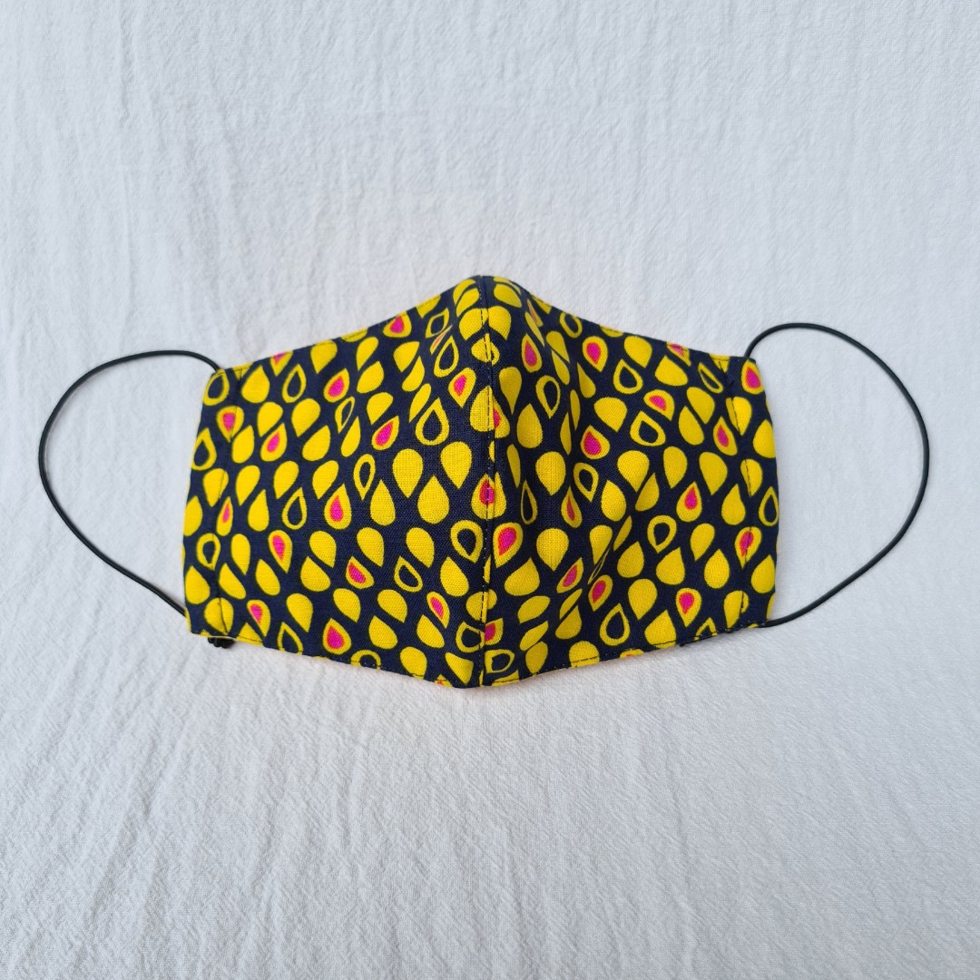 Dots & Drops (Swipe for More) Reusable Mask, Health & Nutrition, Face ...