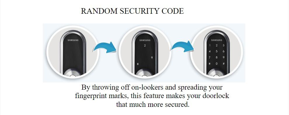 Samsung SHP-DS510 Digital Door Lock (Deadbolt), Furniture & Home Living ...